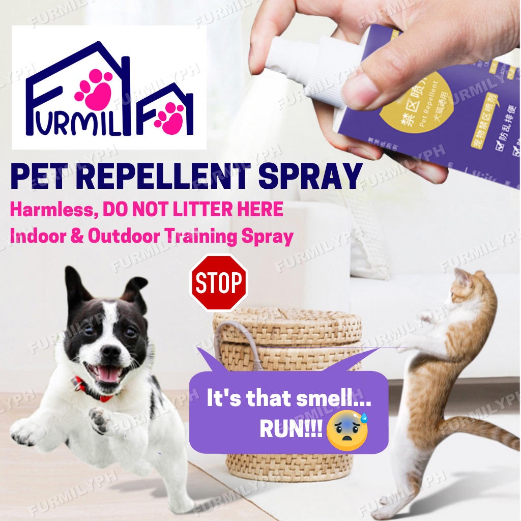 Repellent Training Spray for Dogs and Cats 120ML Pet Restricted Area ...