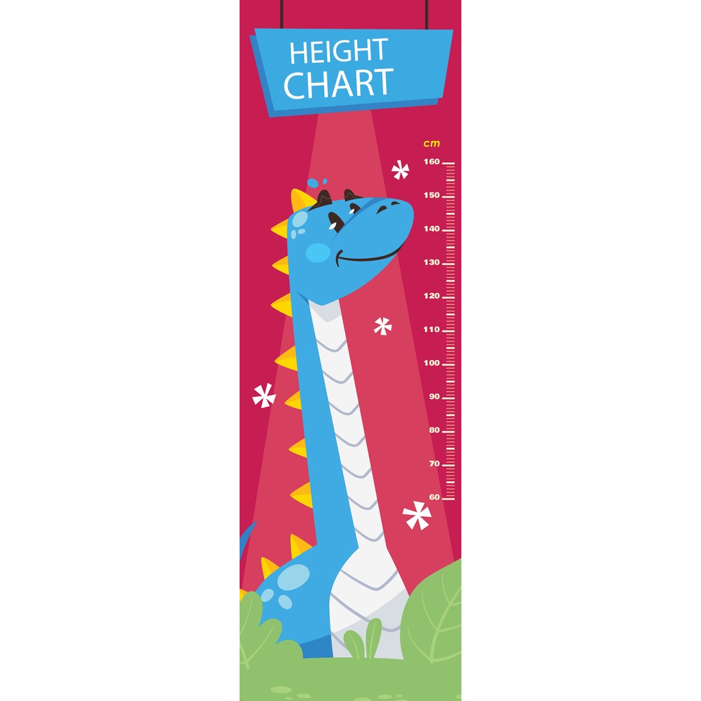 High size chart (height chart) for preschool and elementary school ...