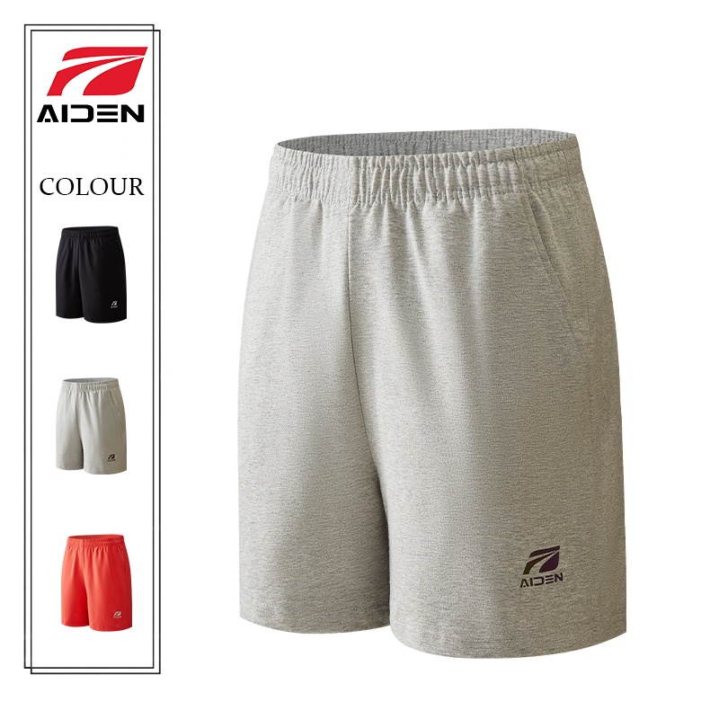 AIDEN Men's Shorts Cotton Casual Sport Jogging Walker Sweat Shorts 9045 ...