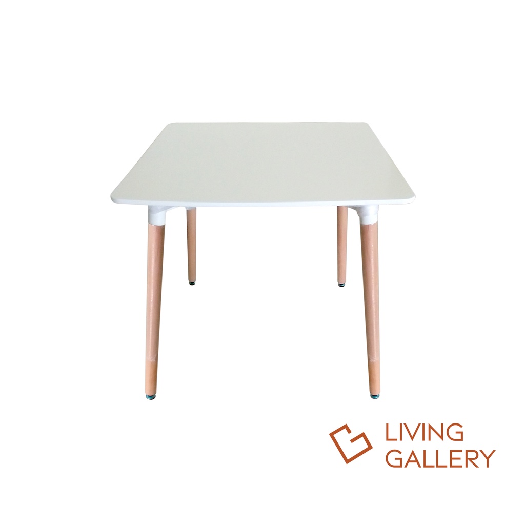 Living Gallery Square Wooden Table | L60xW60xH70cm | Minimalist Design ...