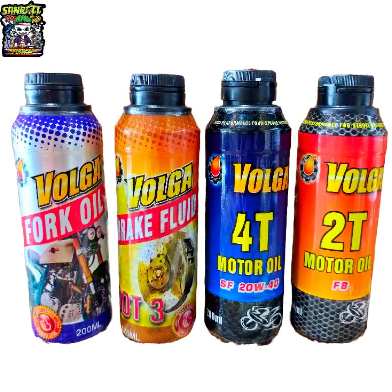 VOLGA BRAKE FLUID, FORK OIL, 2T 4T | Shopee Philippines
