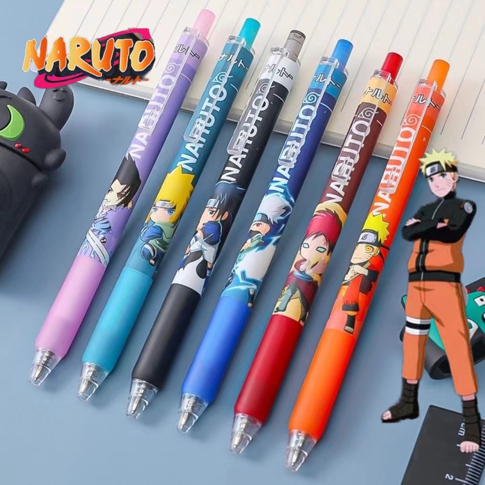 Naruto Uzumaki Naruto, Kakashi, Sasuke Press Pen Gel Pen For Boy Girl ...
