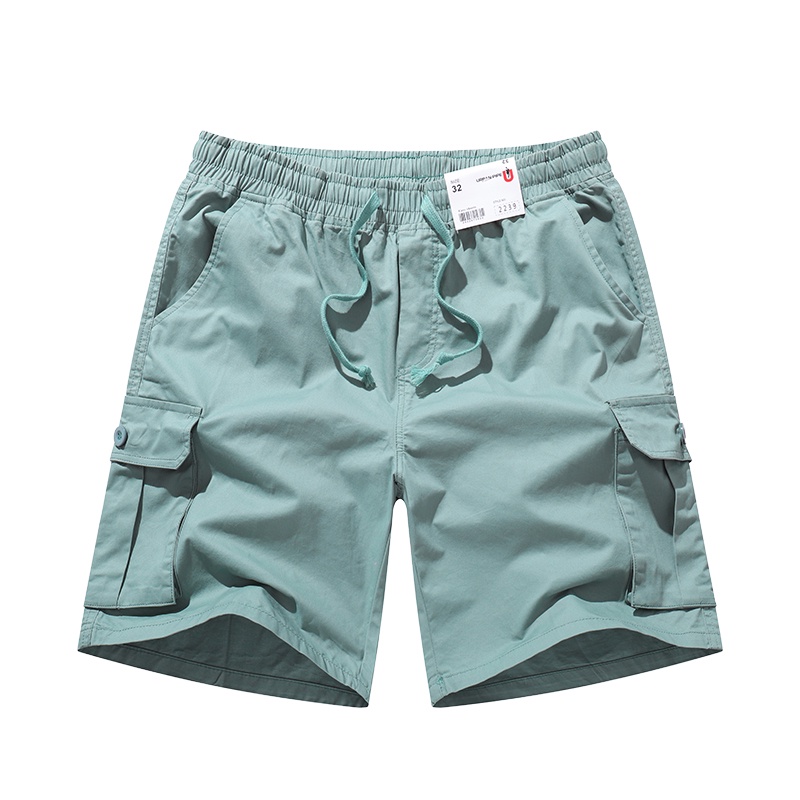 URBAN PIPE 6 Pocket Cargo Shorts For Men Knee-Length Buttons Drawsting ...