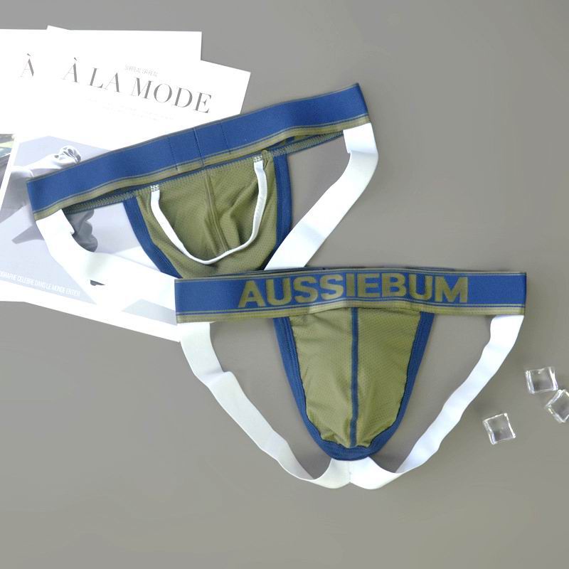 Aussie Bum Men Air-through Jockstrap Underwear Sexy Jock Strap Briefs (Discreet Packing ...