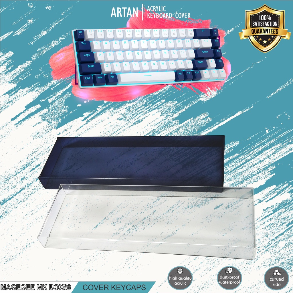 Magegee MK-BOX 68 ACRYLIC KEYCAPS AUTOMATIC KEYBOARD CAPS PROTECTIVE ...