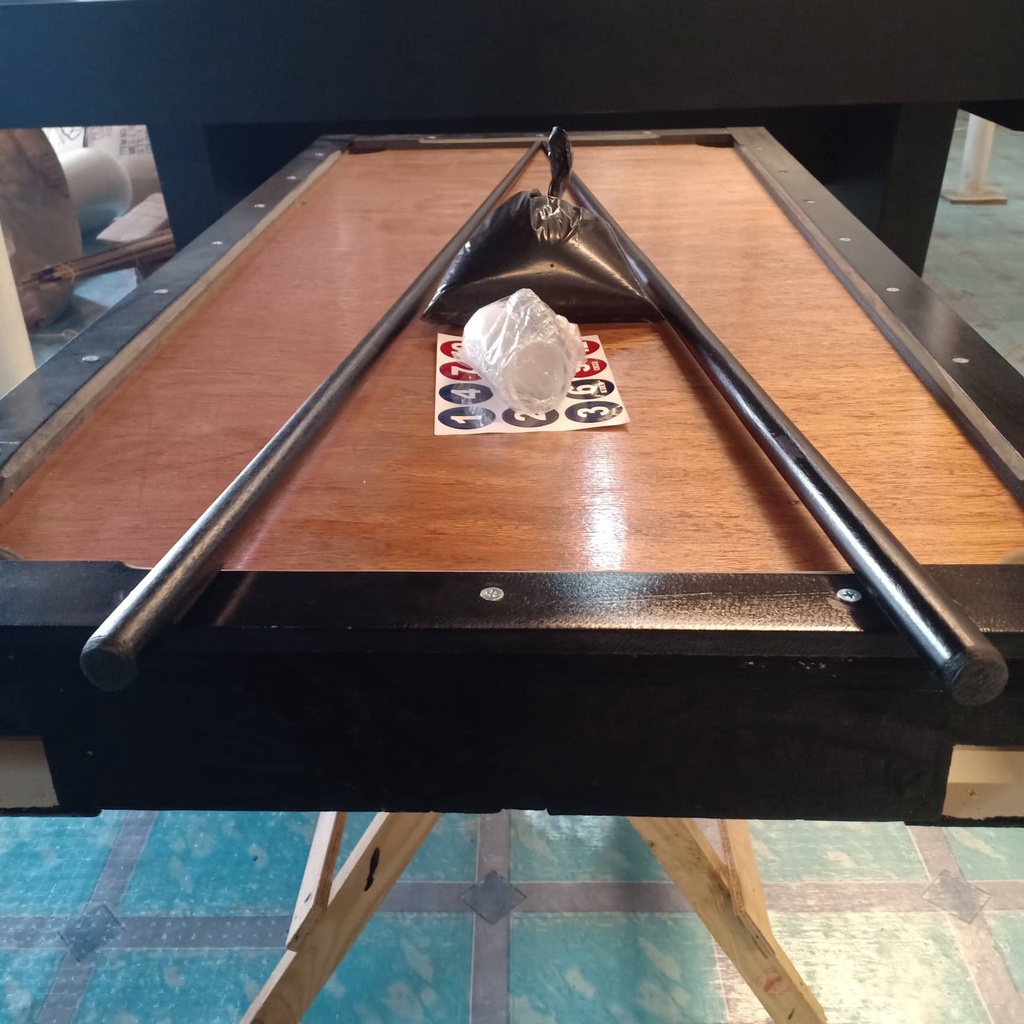 2x4 ft. Pool table with 2 pcs pool tako, borax & Fiber Pichas / lamesa ng pool poolan / pulpulan ...