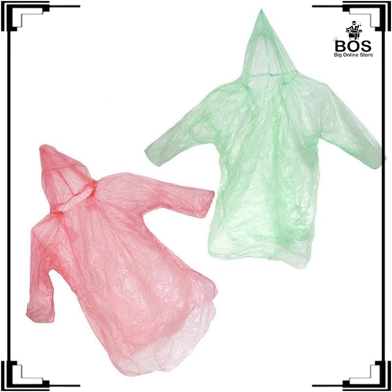 Bos Plastic Raincoat/Disposable Plastic Poncho Coat | Shopee Philippines