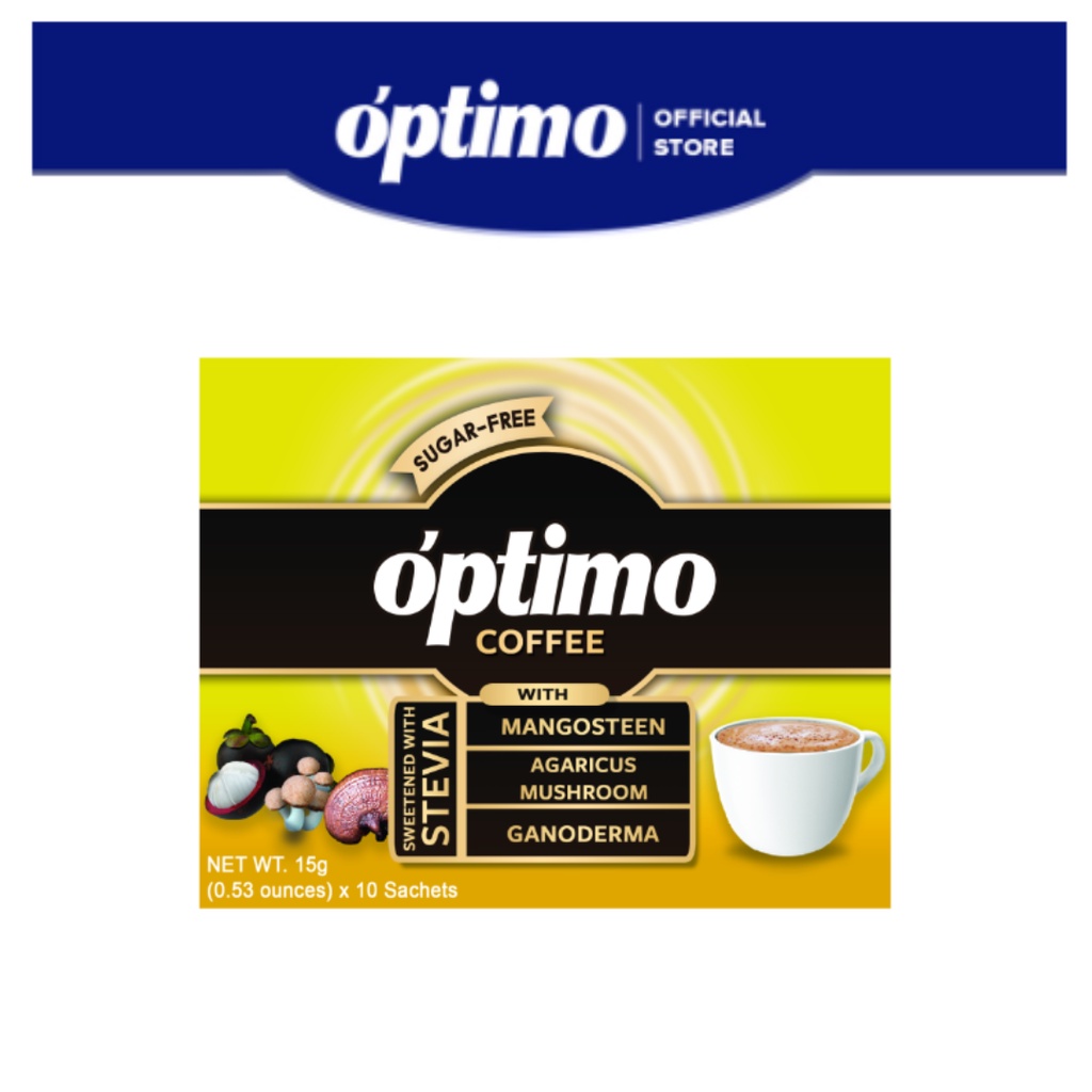 [Sugar-Free Coffee] Optimo Sugar-Free Coffee 15g x 10 sachets | Shopee ...