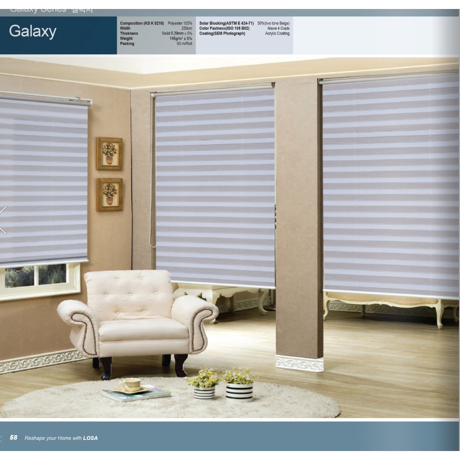 GALAXY DESIGN TWO TONE BLINDS | Shopee Philippines
