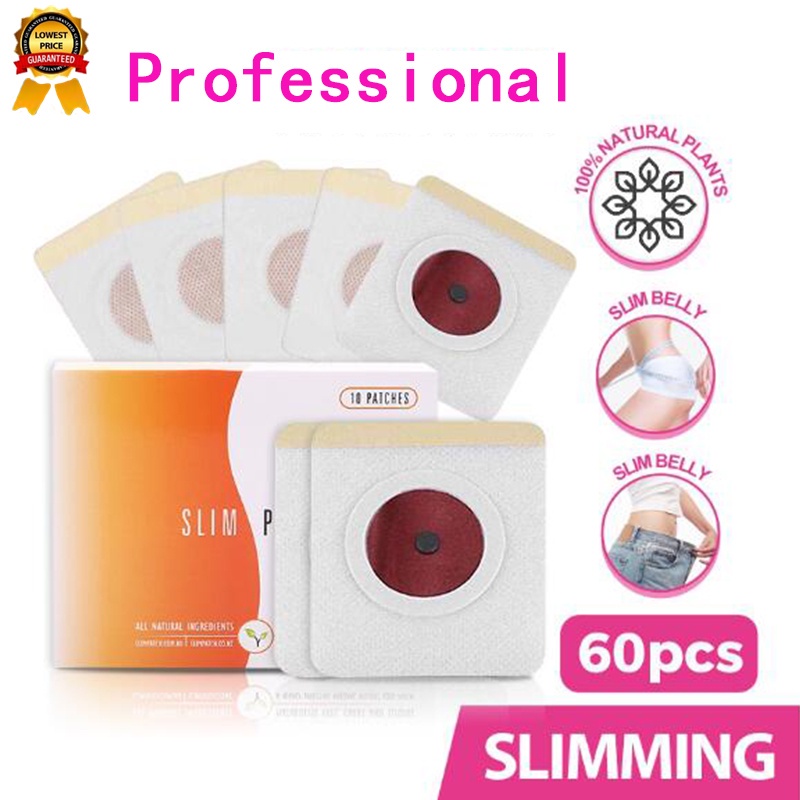 20 / 30 / 60 / 100 Pcs Slim Tummy Patch Button Patches Burn Fat Body ...