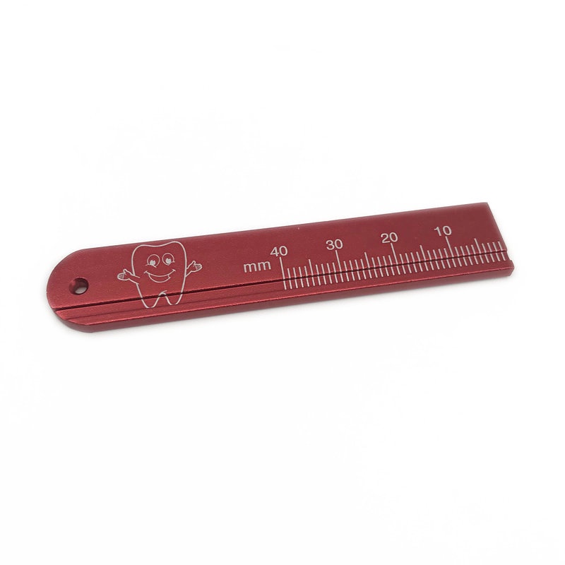 Aluminium Dental Ruler Ring Ruler Finger For Ruler Root Canal Length ...