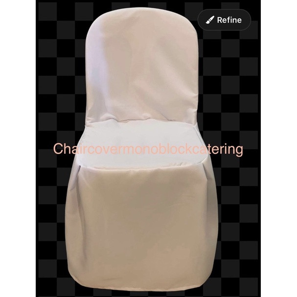 Chair Cover Monoblock [KATRINA tela makapal] | Shopee Philippines