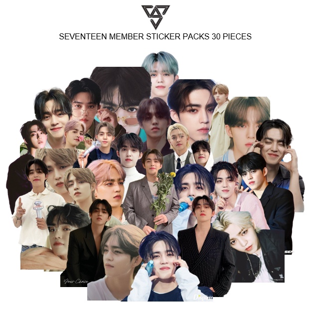 SEVENTEEN MEMBERS STICKER PACK - 30 PIECES | Shopee Philippines