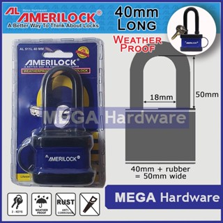 AMERILOCK or HERKS Padlock for gate - Laminated 30mm 40mm 50mm (Short ...