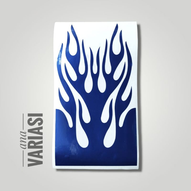Motorcycle Front Fender Stickers, Fire cutting Stickers, Front Fender ...