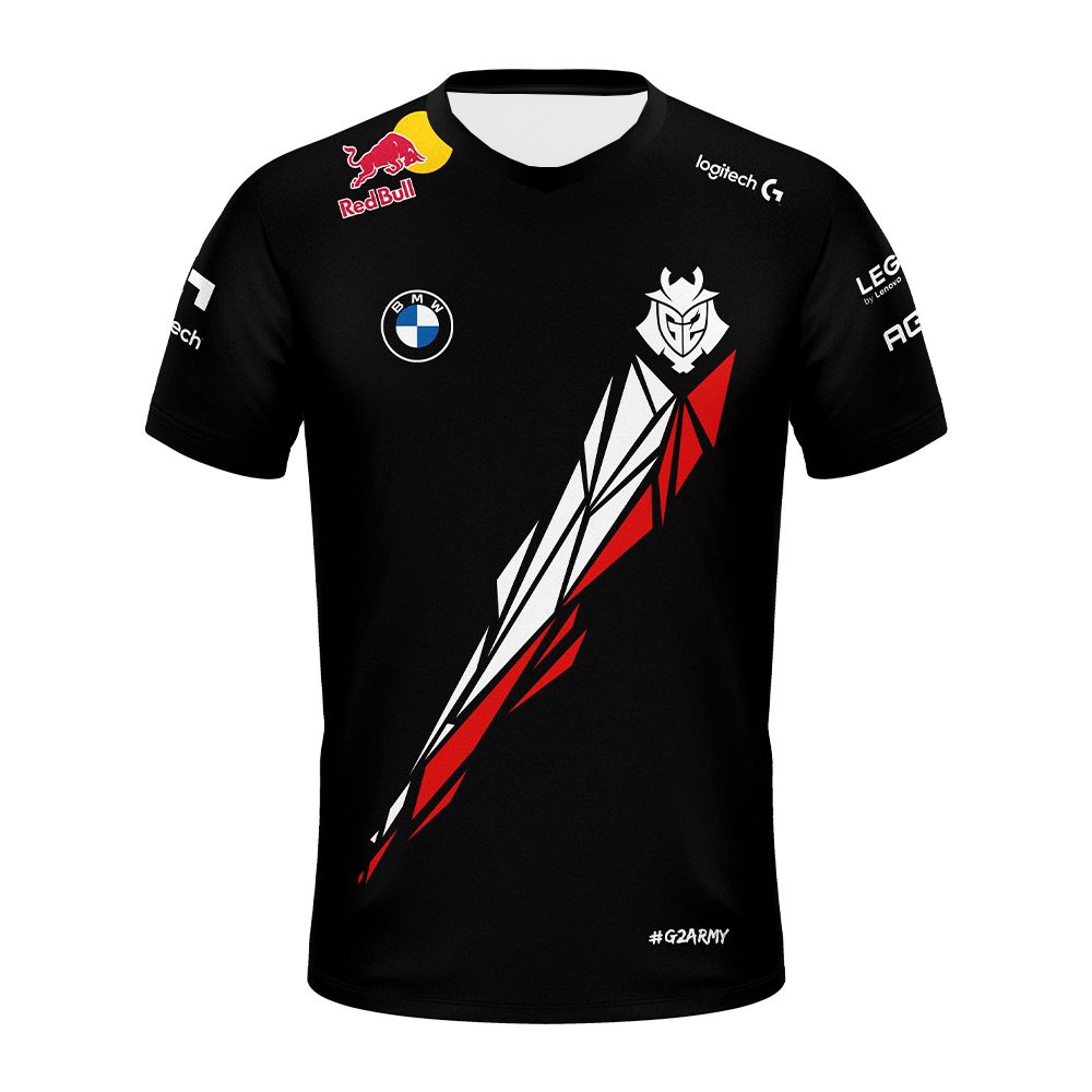 G2 Worlds Jersey 2022 LOL E-sports Competition Short Sleeve G2 Esports ...
