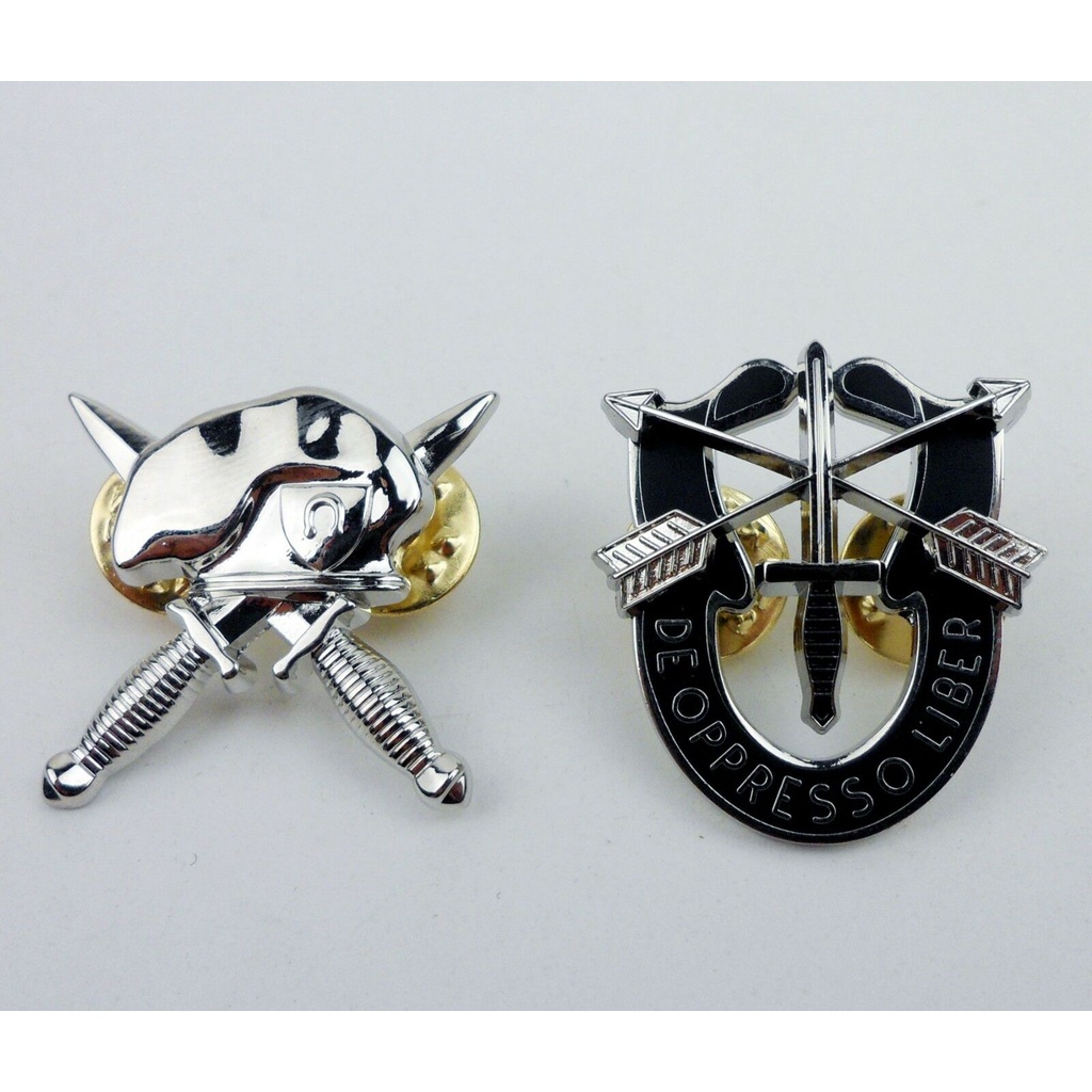 US Army Special Forces Beret Badge Pin Vietnam War SFOD Omega cap badge ...