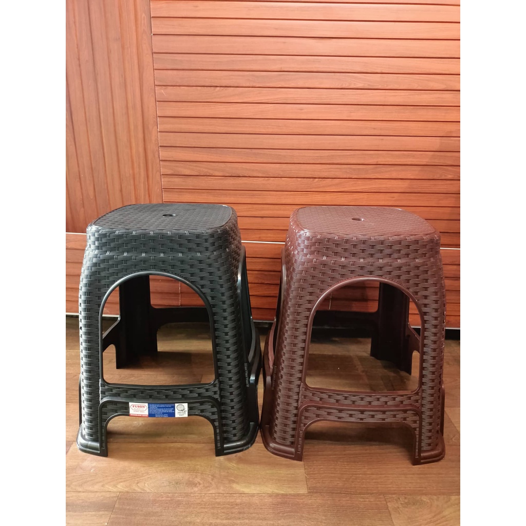 (#809) FUSON PLASTIC STOOL CHAIR (1 HANGGANG 5 PCS LANG PER CHECK OUT ...
