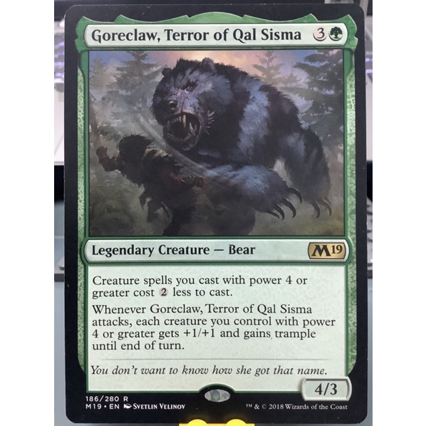 MAGIC: The Gathering - Goreclaw, Terror of Qal Sisma (Core Set 2019 ...