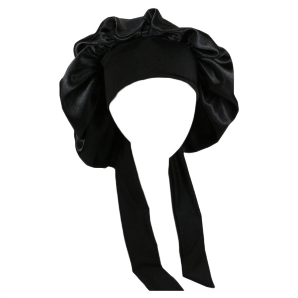 Women Satin Sleeping Hat,Night Sleep Cap,Hair Care Bonnet Nightcap For ...