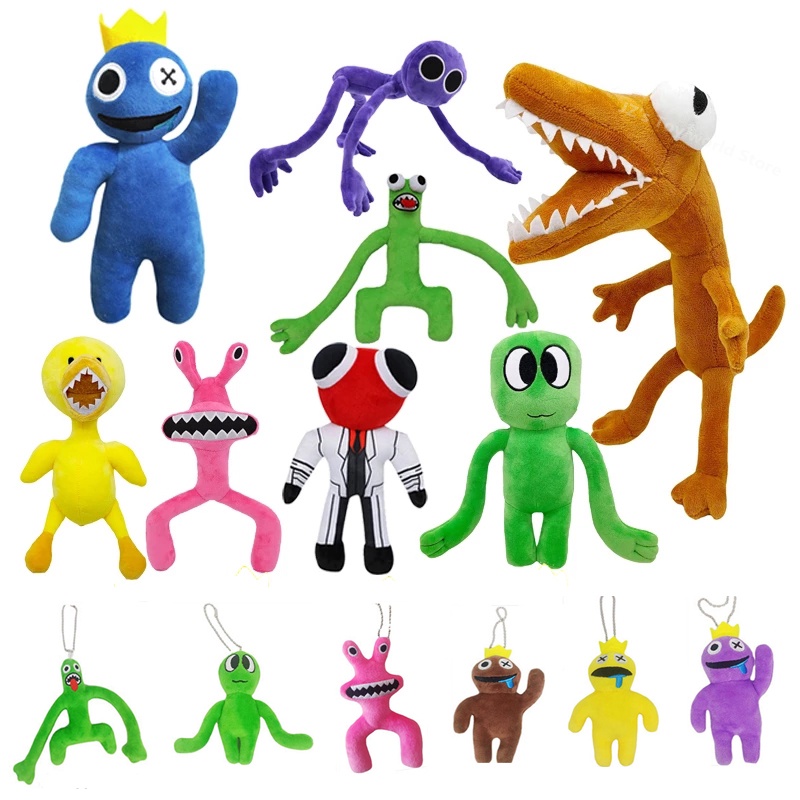 30cm Rainbow Friends Plush Toy Cartoon Game Character Doll Kawaii Blue ...