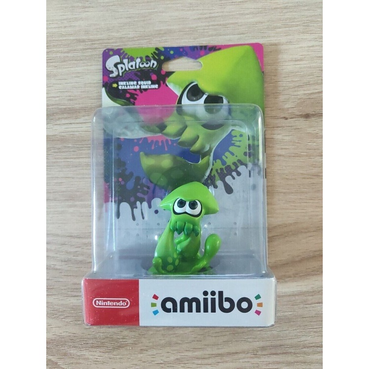 Splatoon Amiibo - Green Inkling Squid (Nintendo, Unopened) | Shopee ...