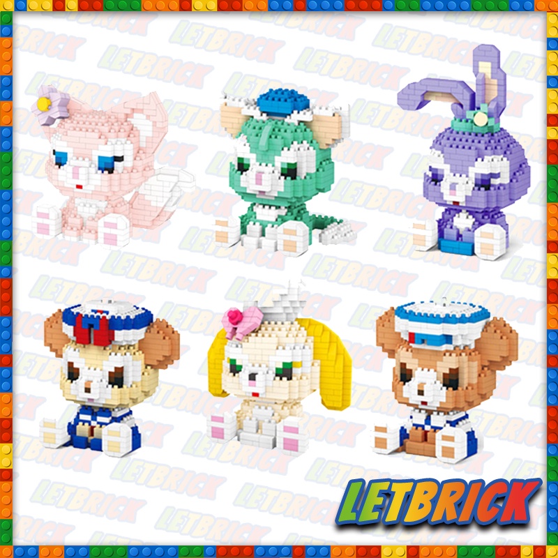 533pcs Disney series nano block toys StellaLou compatible with LEGO Building Blocks Children's ...