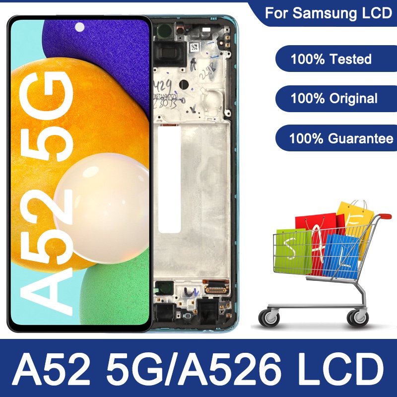 Super AMOLED 6.5'' Display for Samsung Galaxy A52 5G A526B A526F A526 ...
