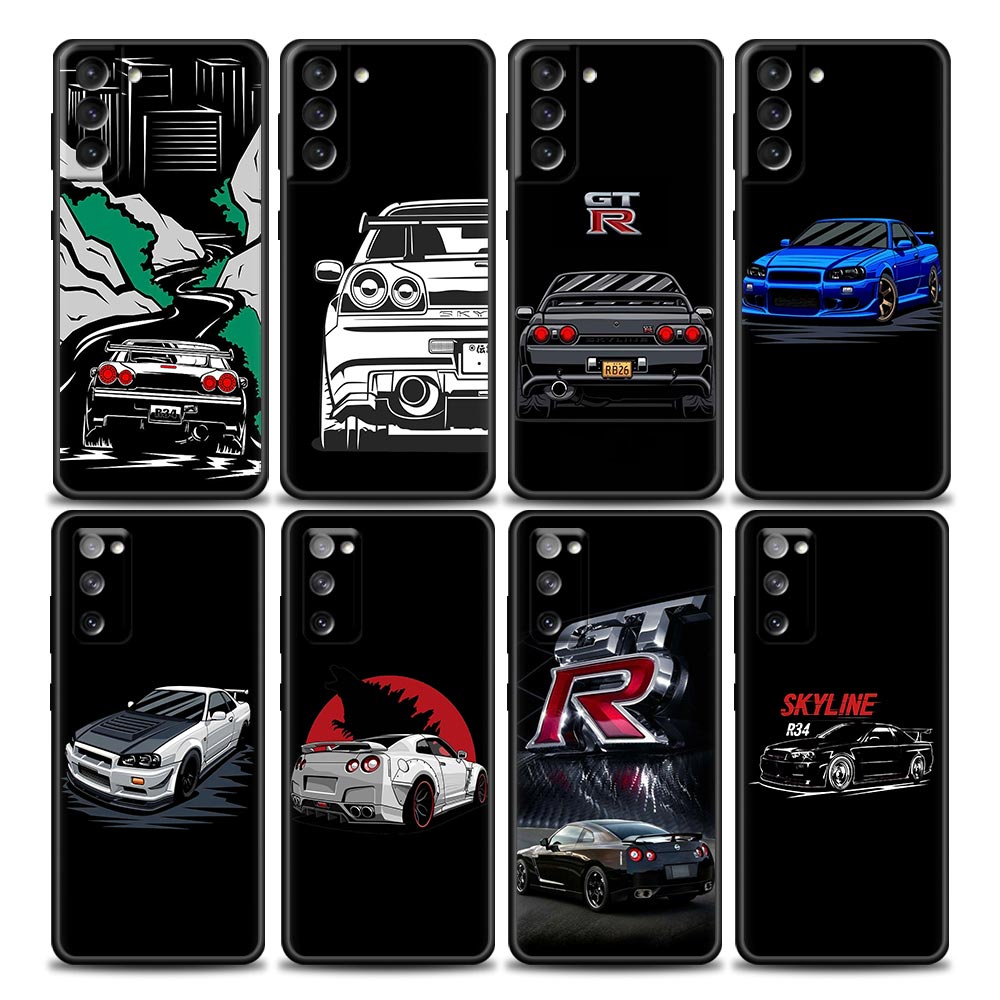 N-Nissan Skyline R34 Cars Cell Phone Case for Samsung Galaxy S22 S8 S9 ...