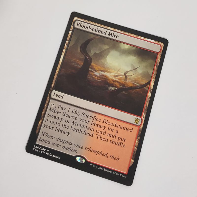MTG Card BLOODSTAINED MIRE Magic the Gathering Trading Card Game Land ...