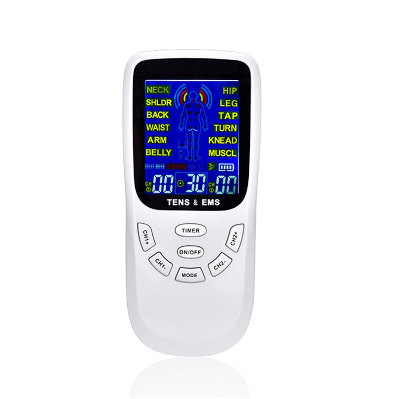 Electric Pulse Dual Channel Tens Acupuncture Ems Body Massage Digital ...