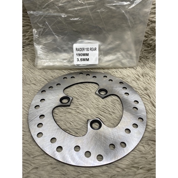 DISC RAIDER 150 REAR 190MM 3.5MM | Shopee Philippines