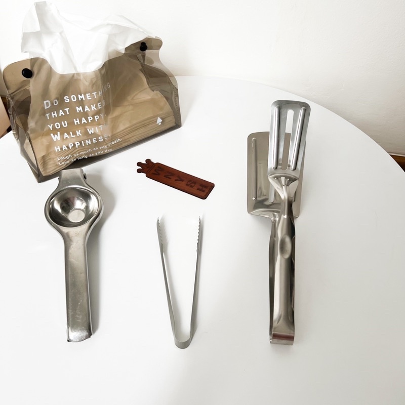 Korean Triangle Kitchen Tongs/Stainless Kitchen Tongs/Korean Kitchen ...