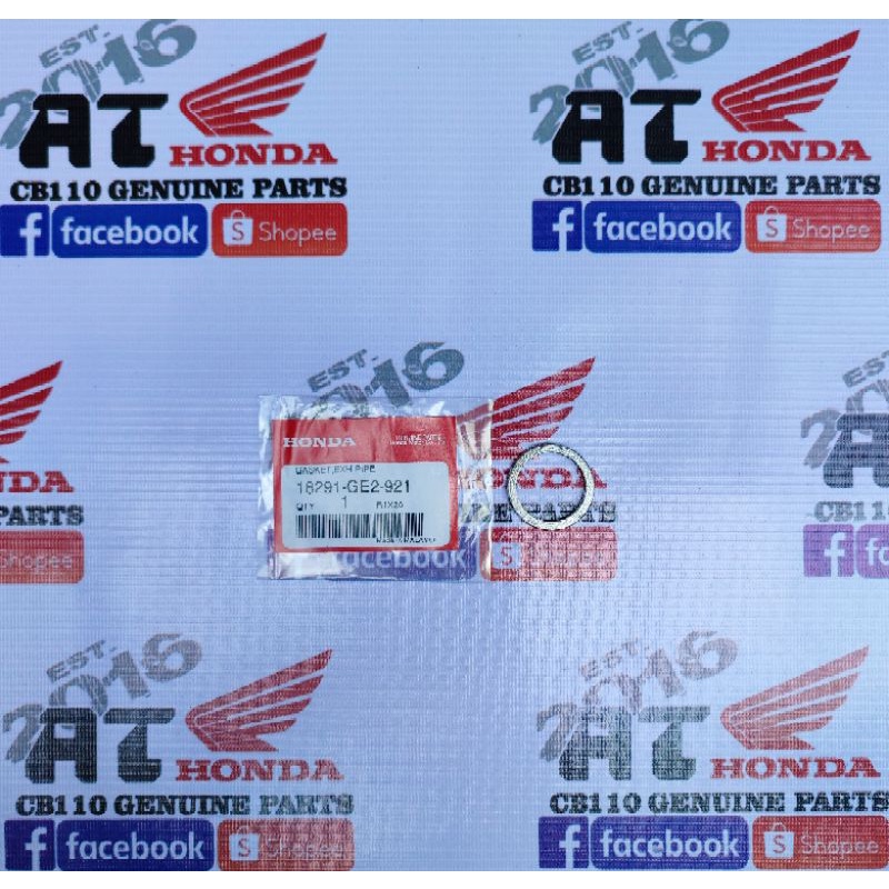 Honda CB110 Genuine Pipe gasket | Shopee Philippines
