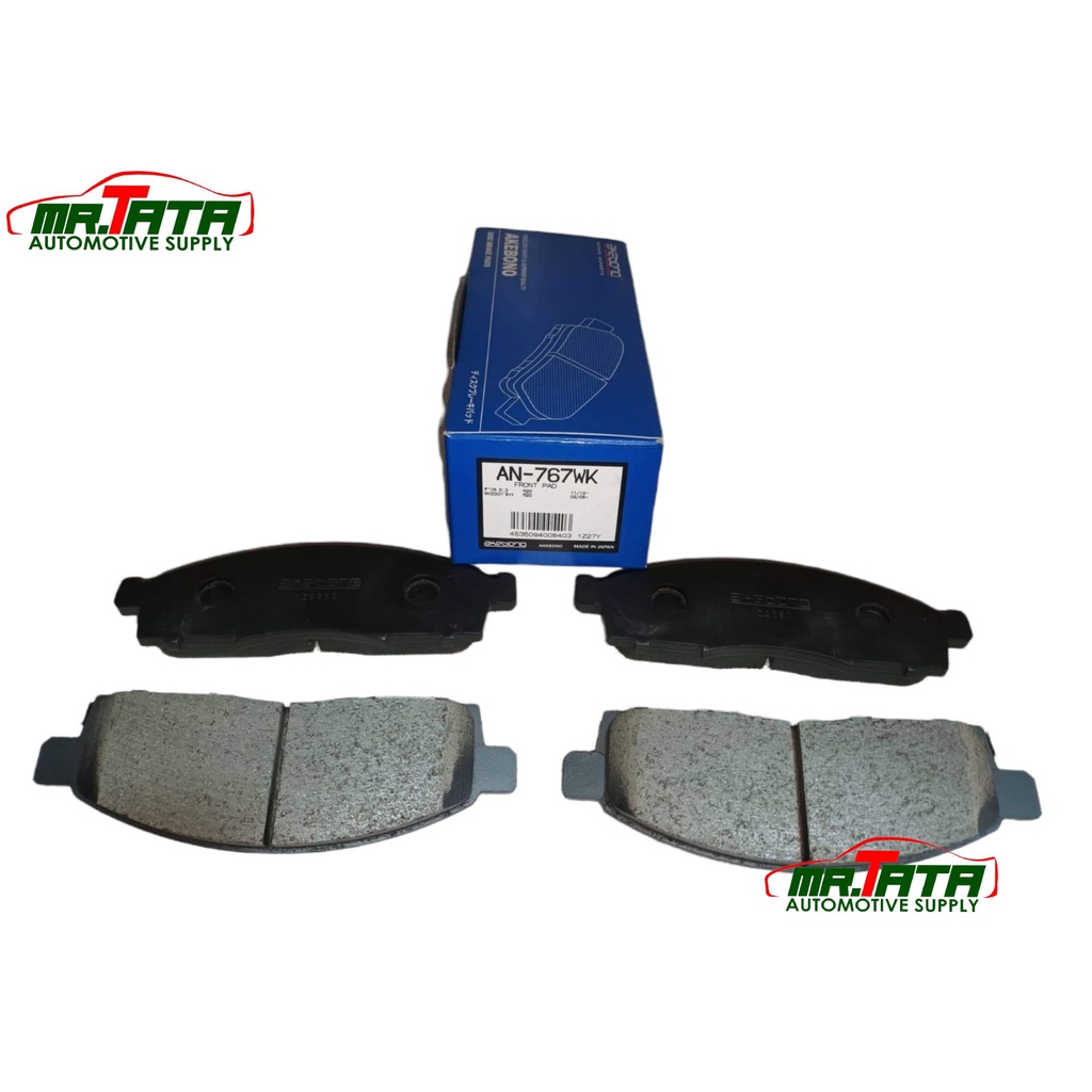 Akebono Brake Pads FRONT for Mitsubishi Montero Sport 2009 to 2015 ...