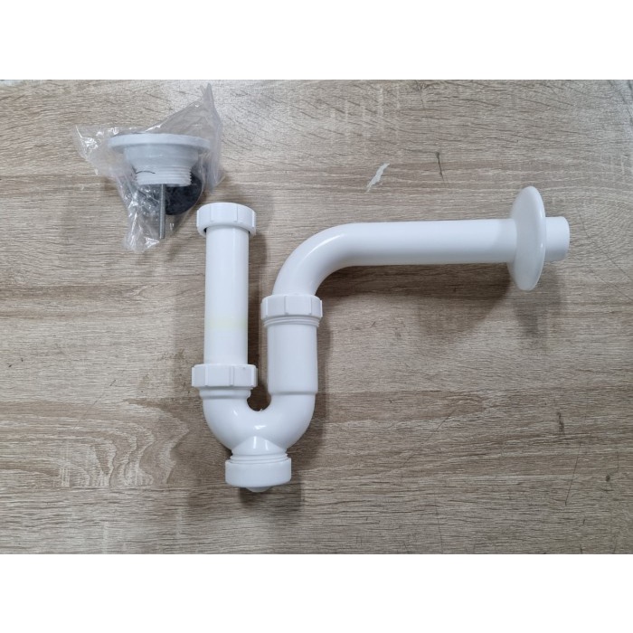 Soligen PVC Sink Swan Siphon Wash Basin / PVC Sink Water Drain | Shopee ...