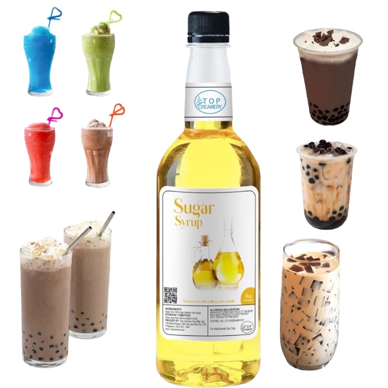 100% pure Sugar Syrup for your Milk tea coffee chocolate fruit shake ...