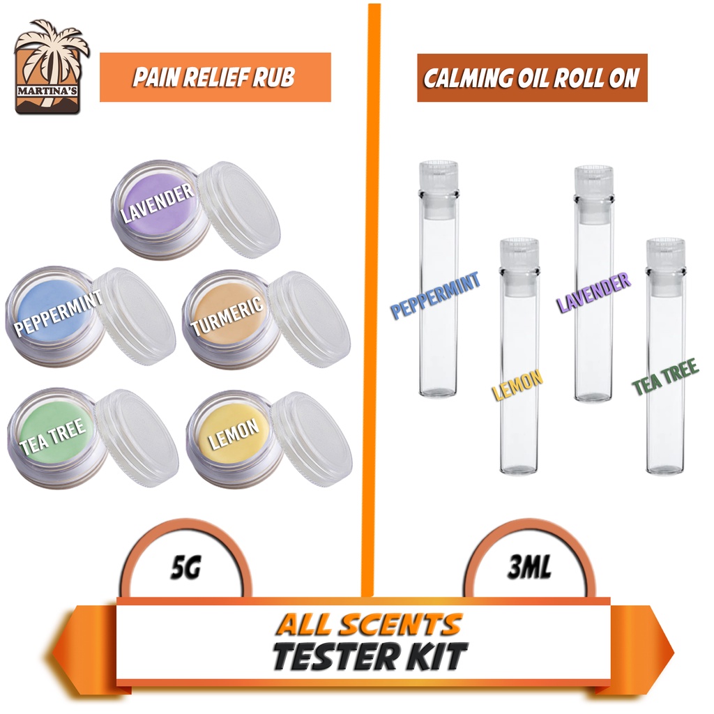 TESTER KIT PAIN RELIEF RUB ( ALLSCENTS) | Shopee Philippines