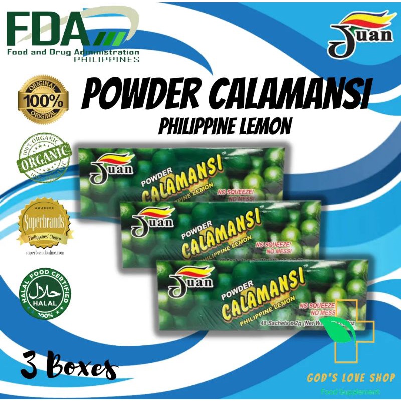 3 BOXES POWDER CALAMANSI AUTHENTIC | Shopee Philippines