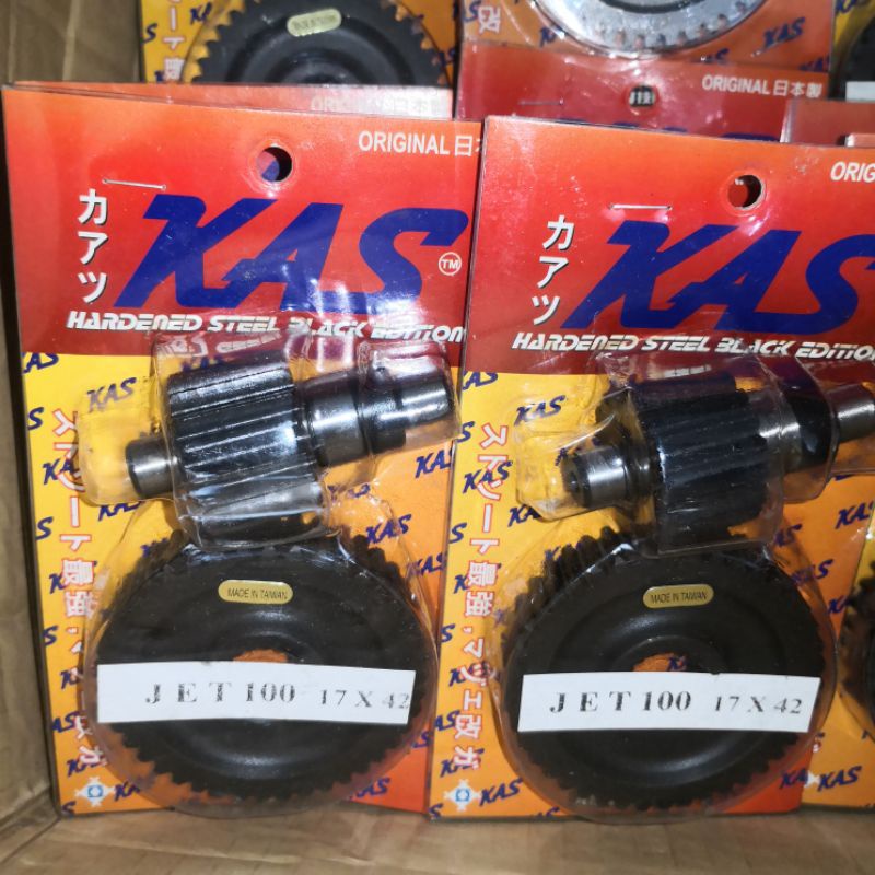 SYM JET 100 - - RACING GEAR SET KAS BRAND ORIGINAL MADE IN TAIWAN ...