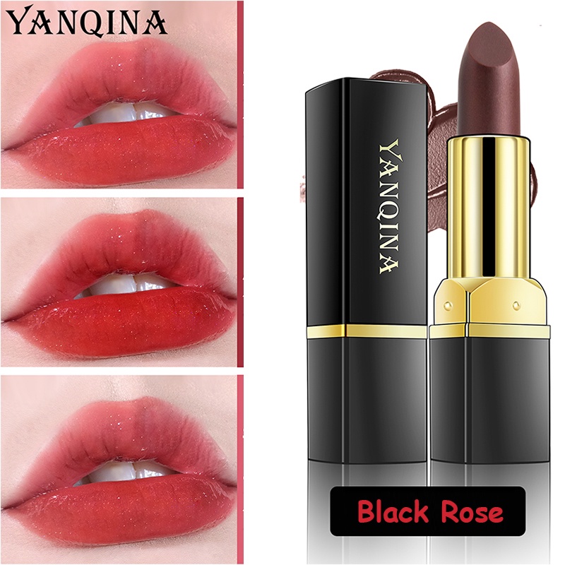 Black Rose Lipstick Temperature Color Changing Natural Long Lasting ...