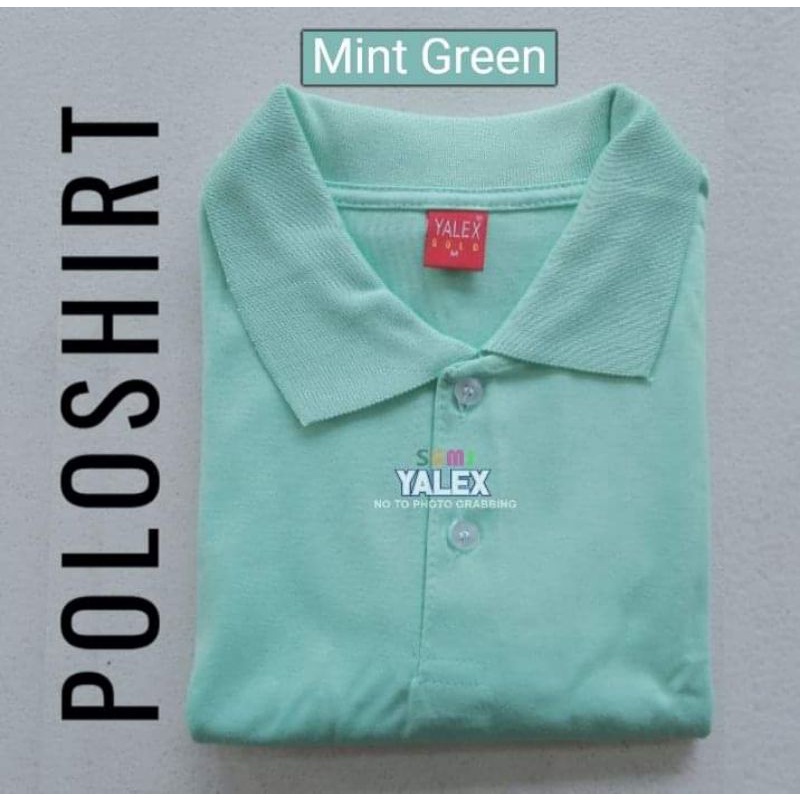 YALEX..Plain Polo Shirt..men&women(menscut) size chart posted | Shopee ...