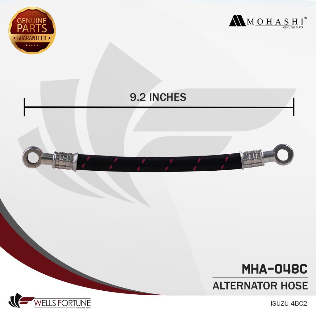ISUZU 4BC2 MOHASHI ALTERNATOR HOSE (1PC) | Shopee Philippines