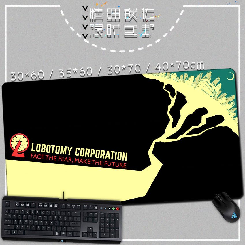 Lobotomy Corporation Game Peripheral Oversized Mouse Pad Keyboard Table ...
