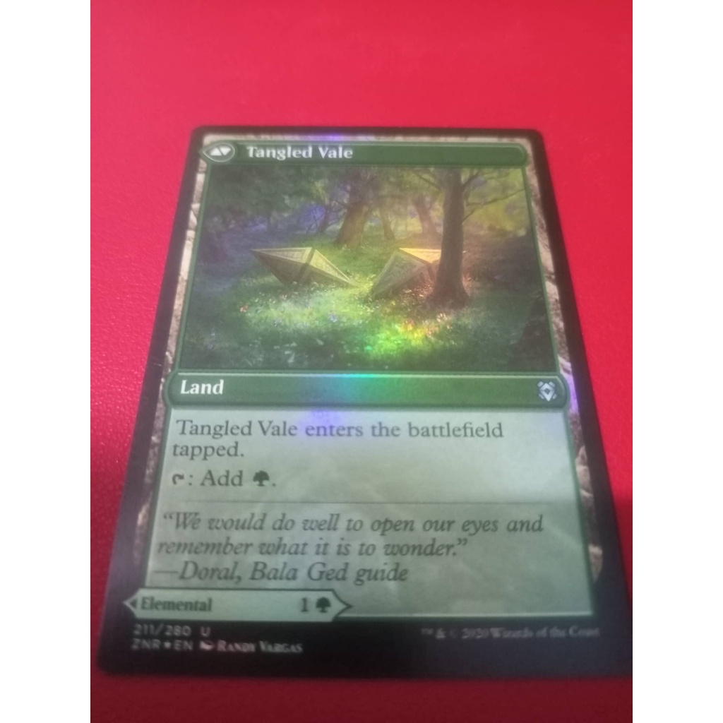 MTG Magic: The Gathering - Tangled Vale ZNR | Shopee Philippines