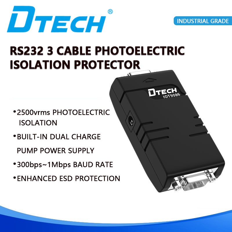 DTECH RS232 Serial Port Photoelectric Isolation Converter IOT9086 ...
