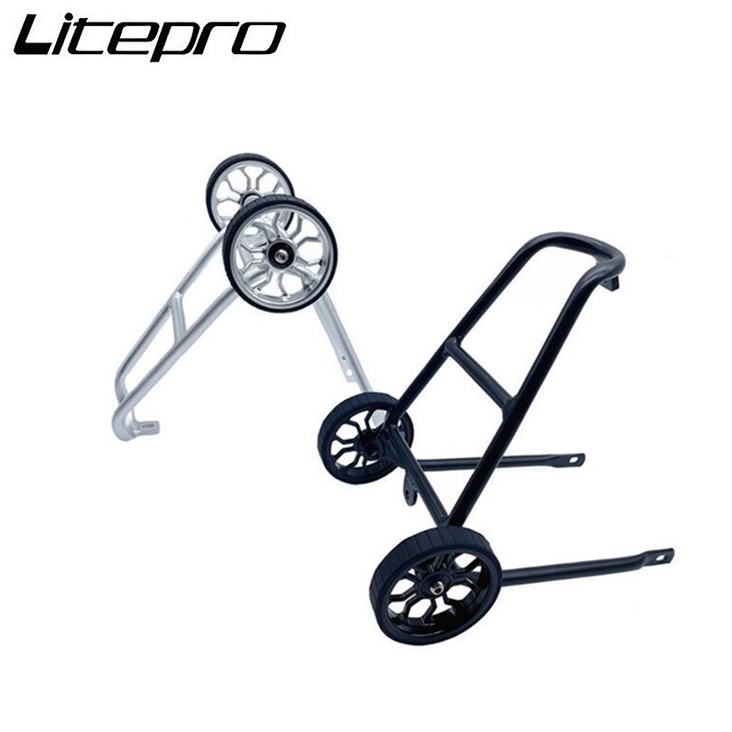 Litepro Folding Bike Rear Rack Aluminum Alloy Widened Hollow Easy Wheel ...