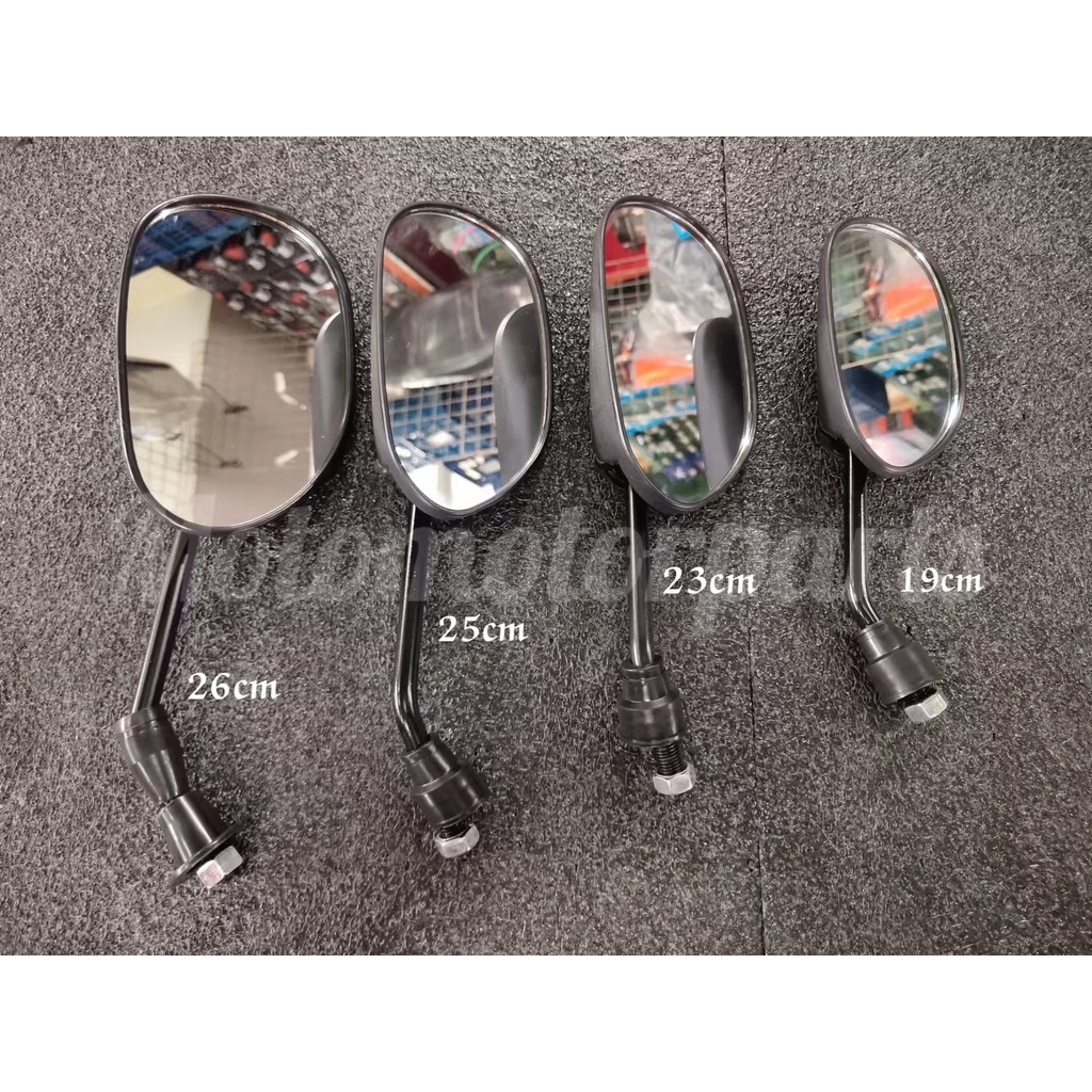 MOTORCYCLE SIDE MIRROR STOCK SMALL/MEDIUM/BIG (PAIR) | Shopee Philippines