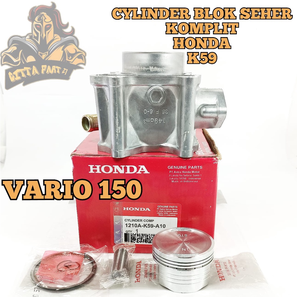 Cylinder Block PISTON PISTON RING Complete HONDA K59 ORIGINAL Quality ...