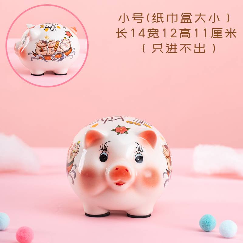 piggy bank big size alkansya ipon challenge Year Of The Ox Ceramic 2021 ...